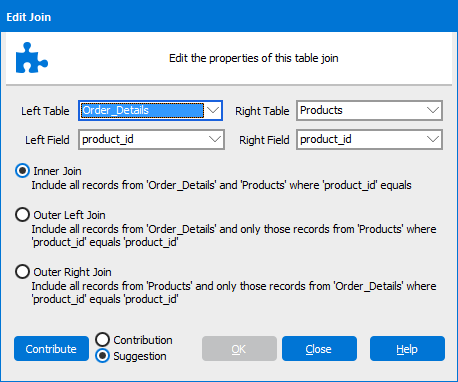 Create the multi column list box to contain the query results